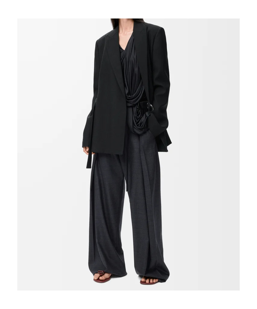 LOEWE Loewe Belted Straight-Leg Trousers